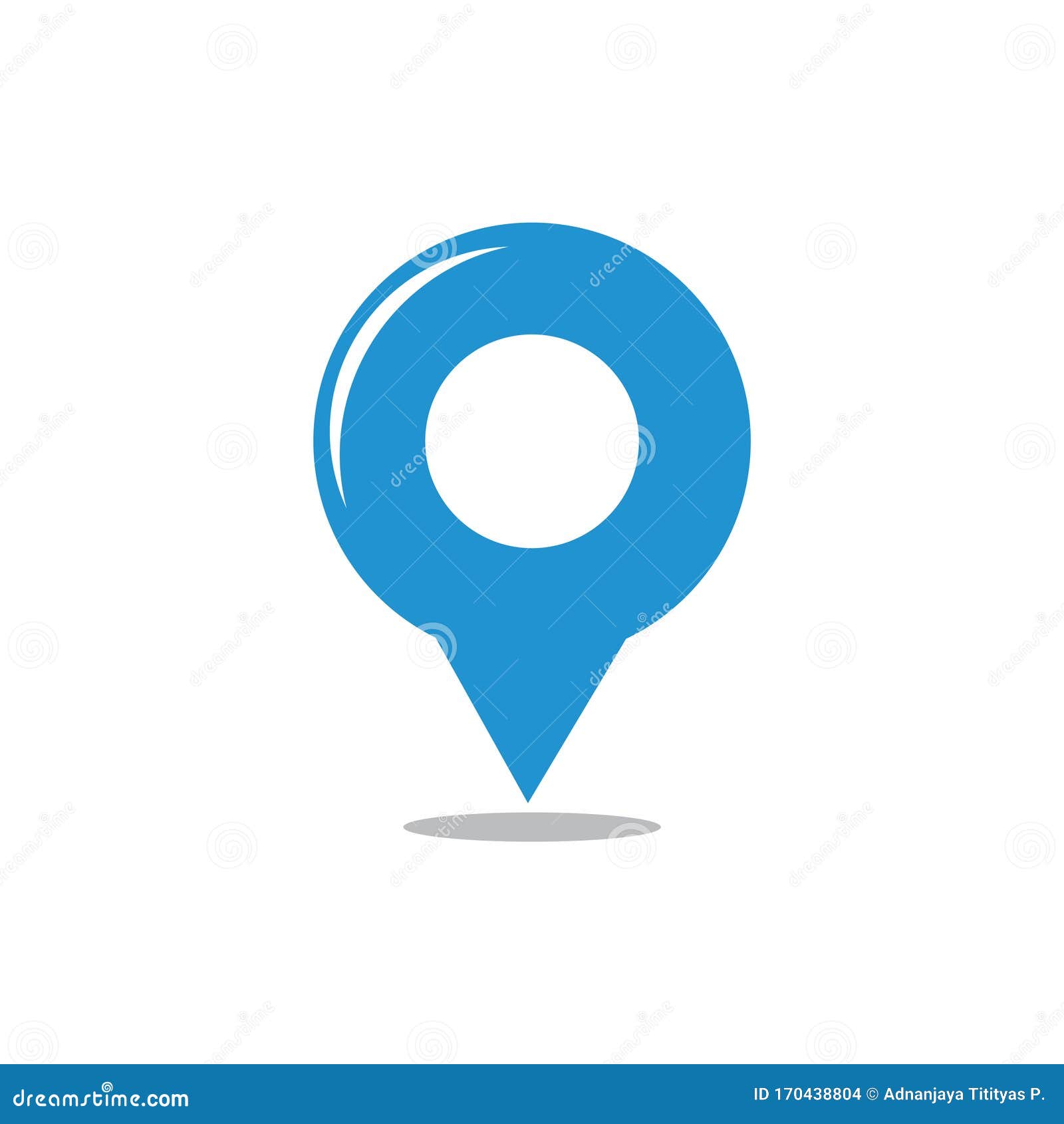 Cute Pin Location Logo Vector Stock Vector - Illustration of location ...