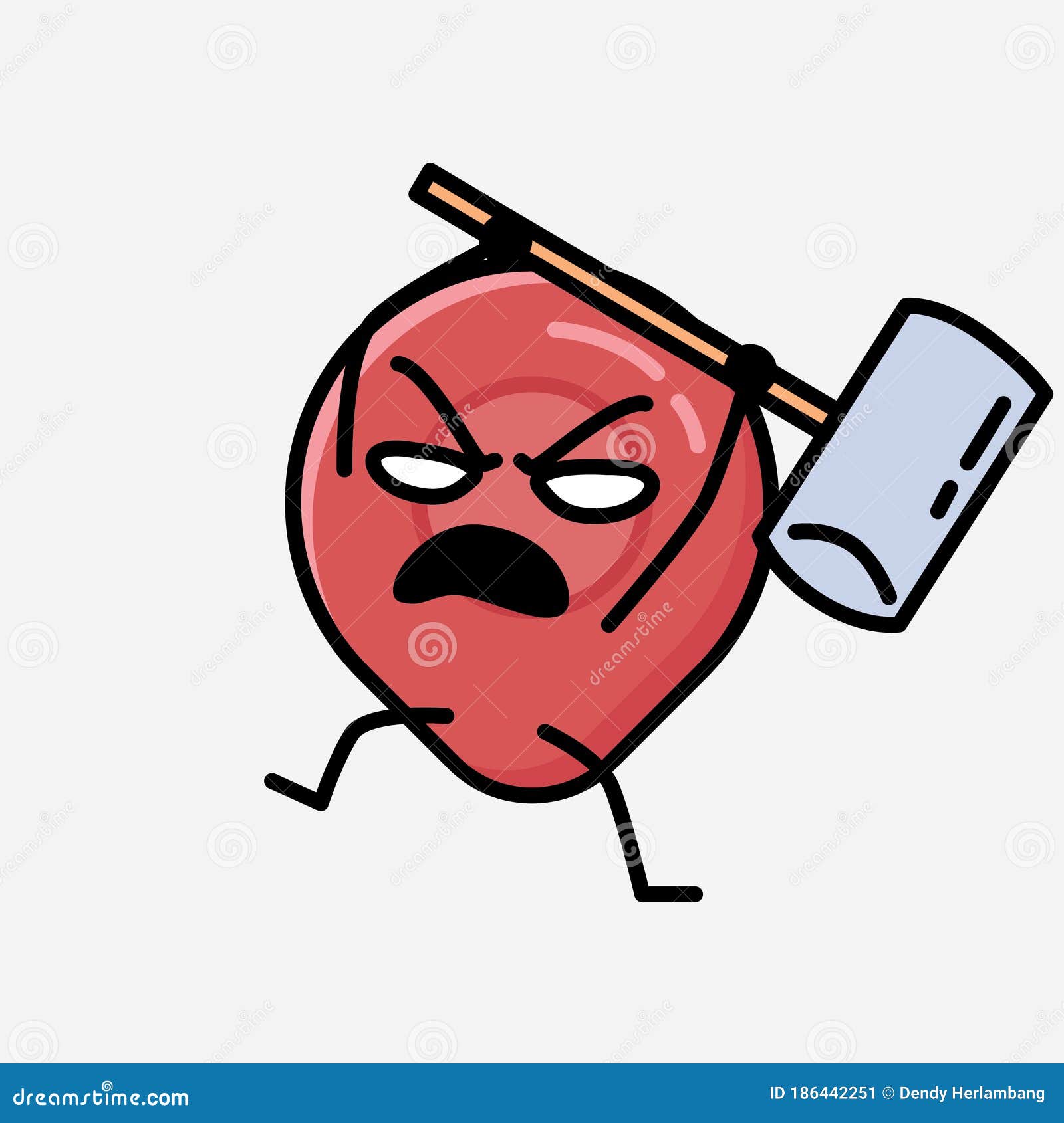 Cute Pin Point Icon Mascot Vector Character in Flat Design Style Stock ...