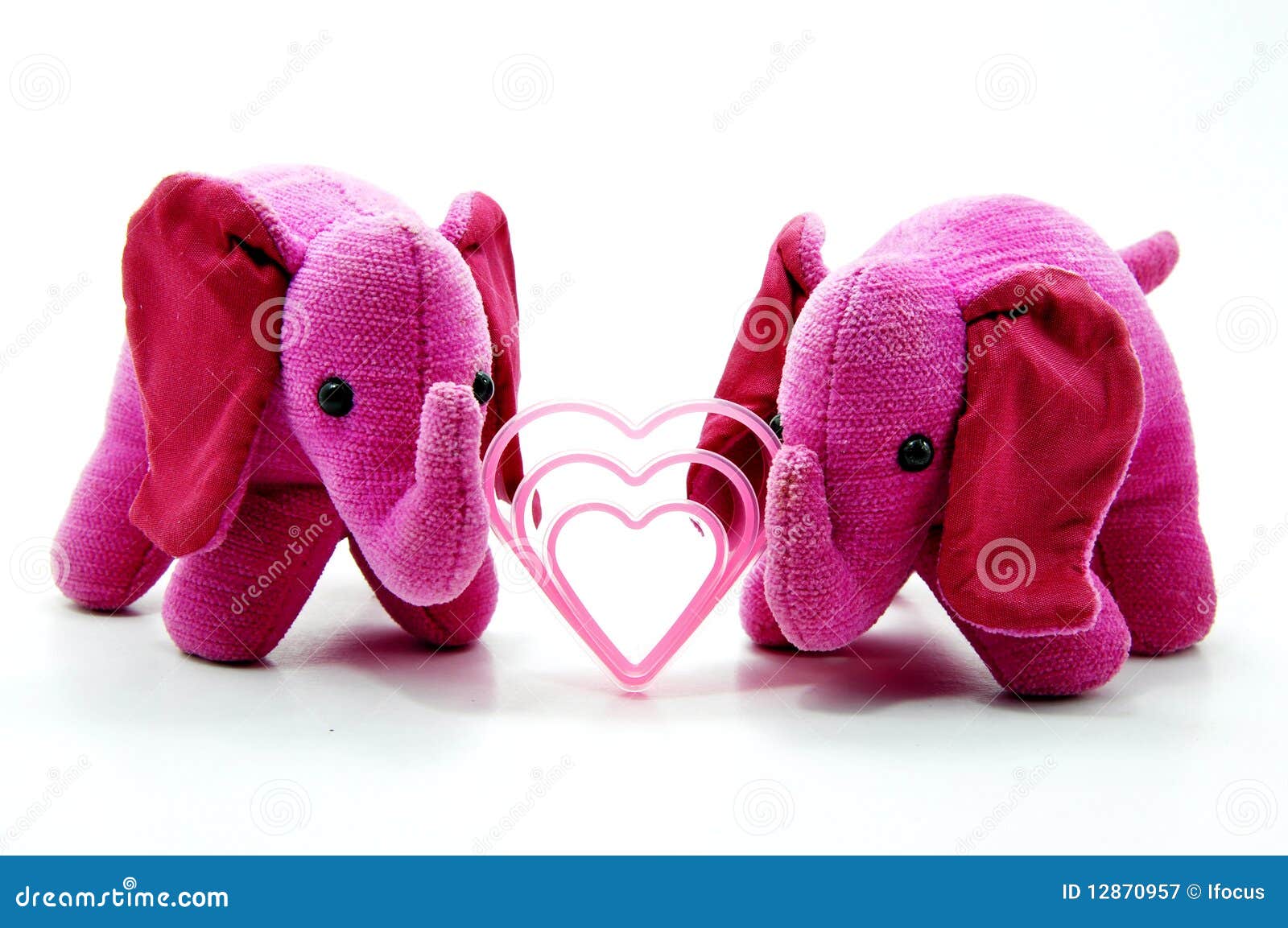 Cute pink elephant toys stock image. Image of discovery - 12870957