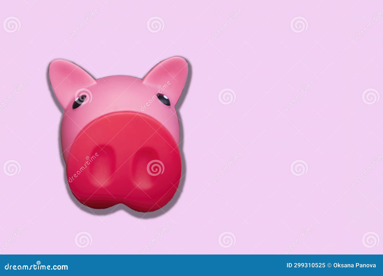 Cute Pink Pig Nose. Copy Space for Text Stock Image - Image of funny ...