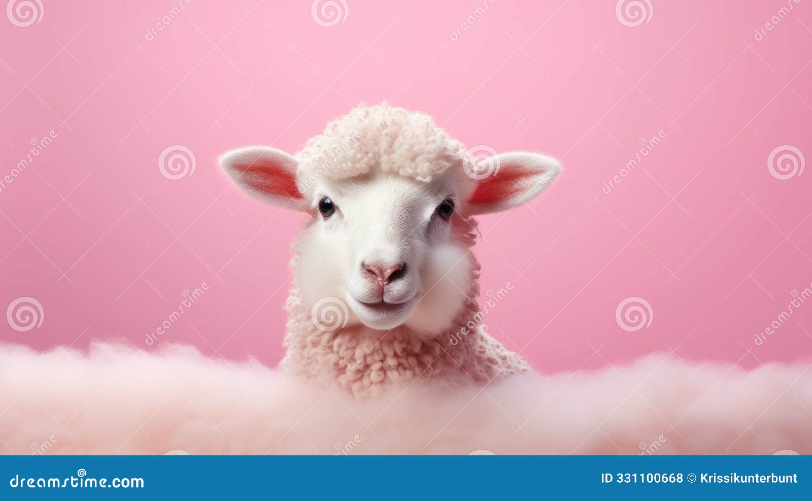 Pink Sheep Stock Photo | CartoonDealer.com #44032350