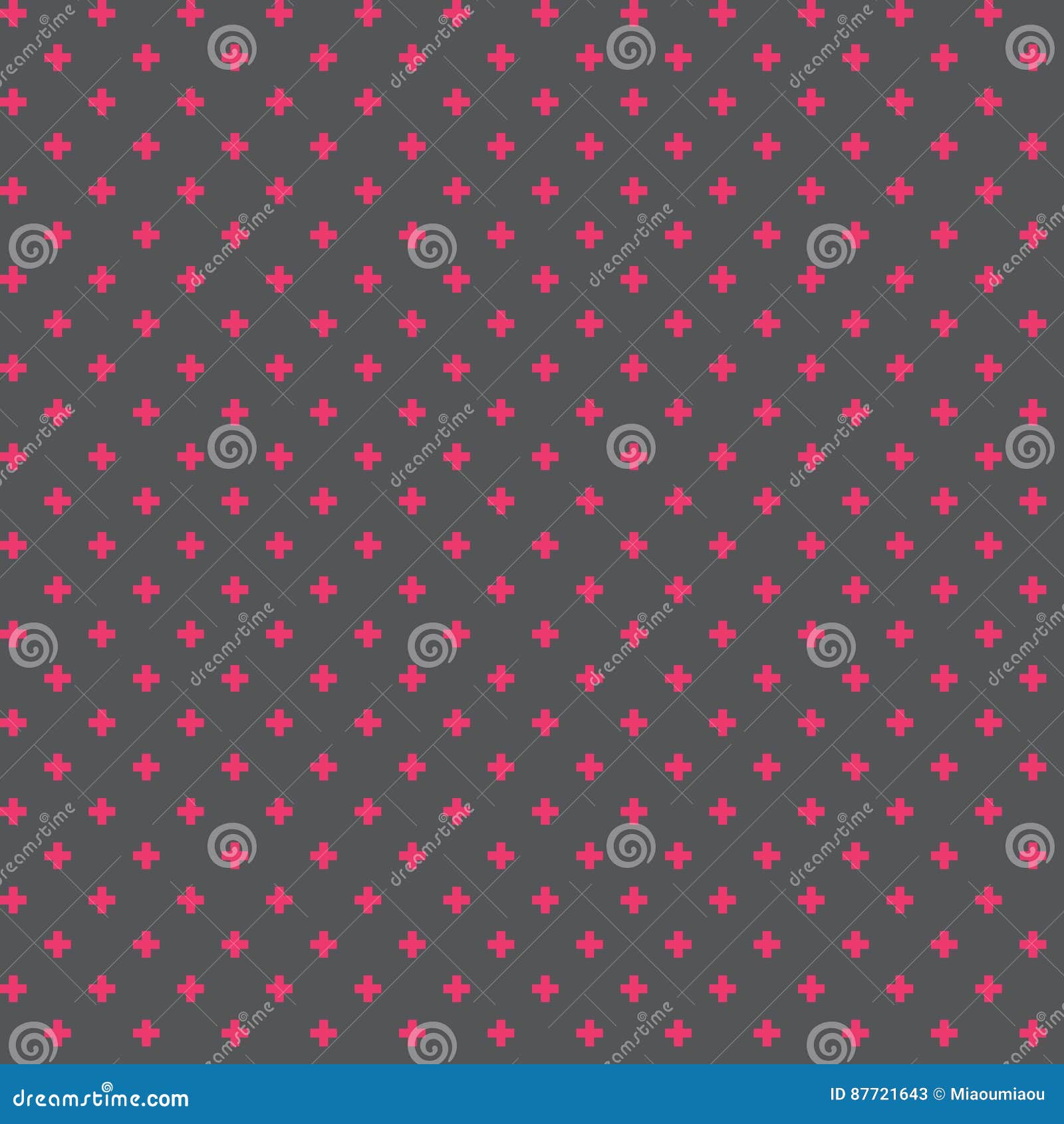 Cute Pixelated Pattern with Simple Geometric Shapes Stock Vector ...