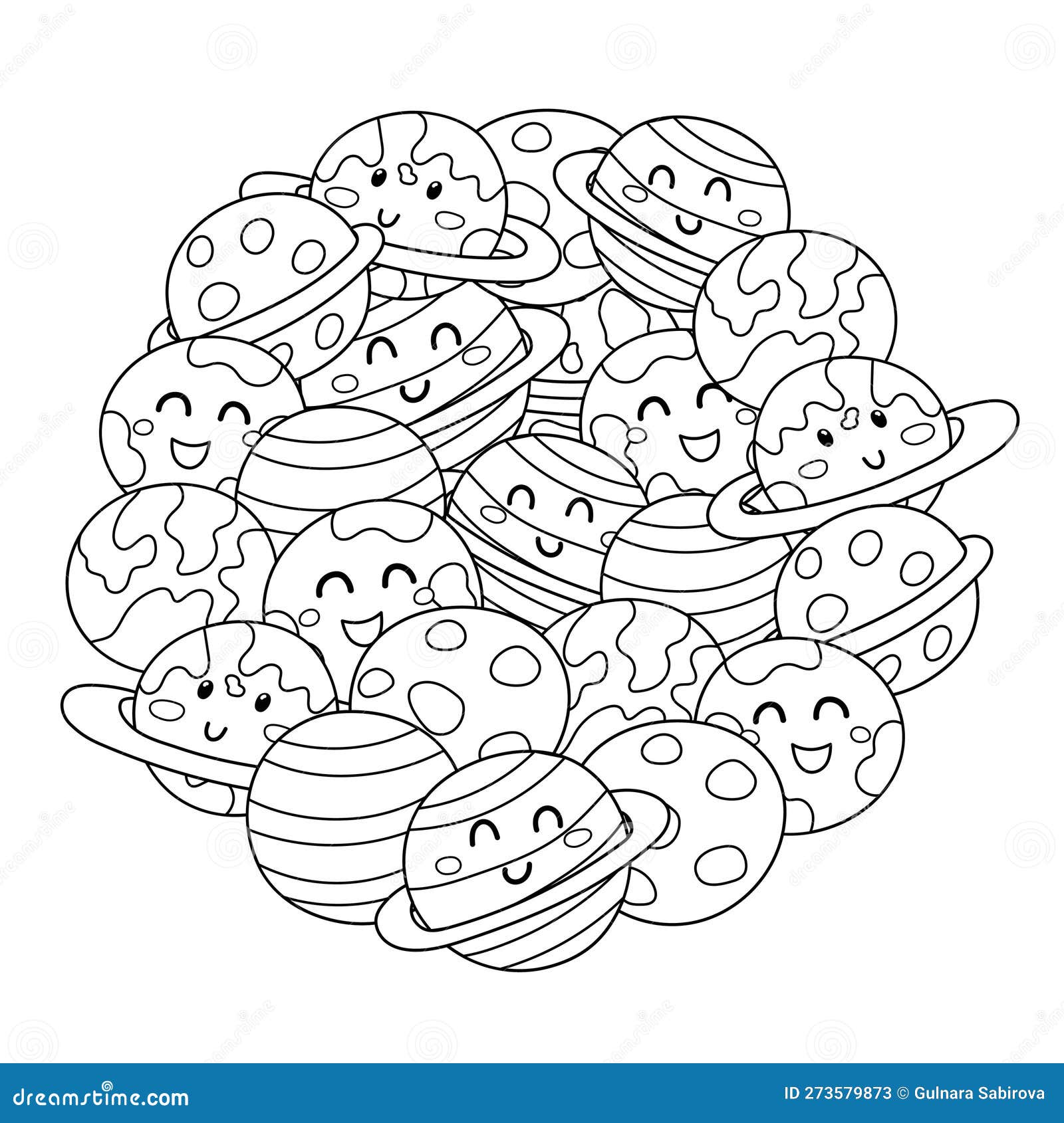 Cute Planets. Cartoon Sun, Moon, Earth And Space Solar System Elements ... Cute Planets. Cartoon Sun, Moon, Earth And Space Solar System Elements ...