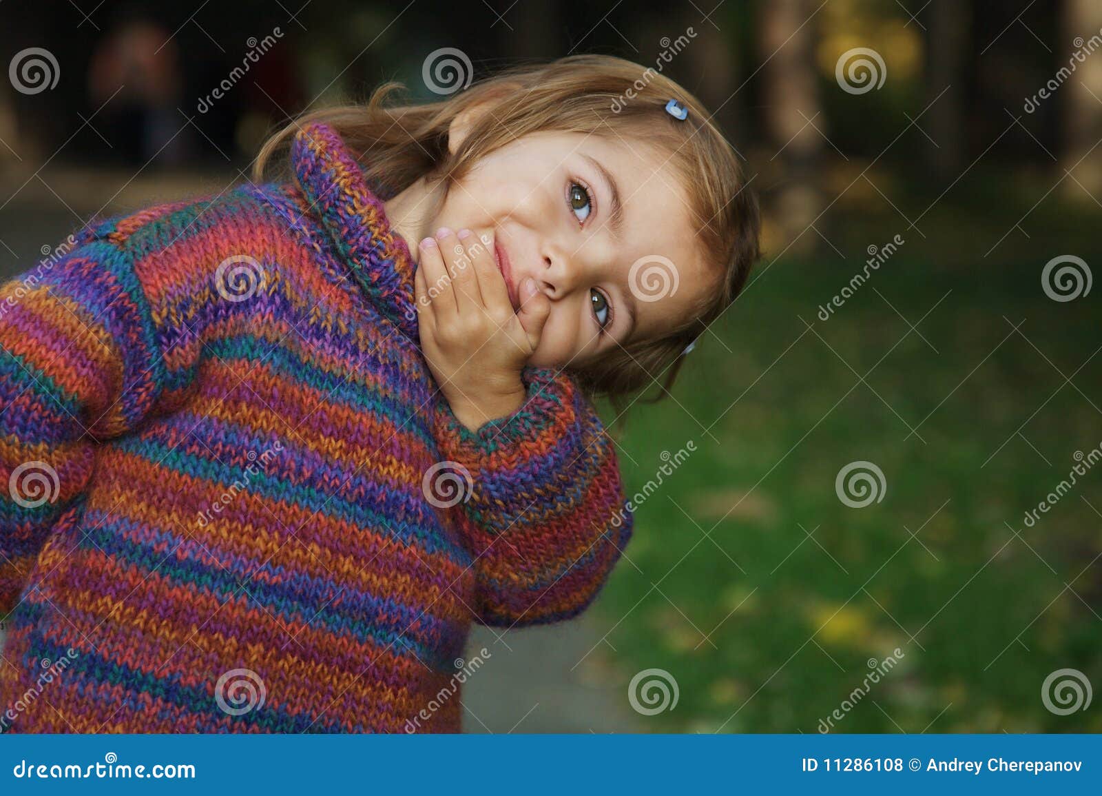 Cute playful girl stock photo. Image of children, perfection - 11286108