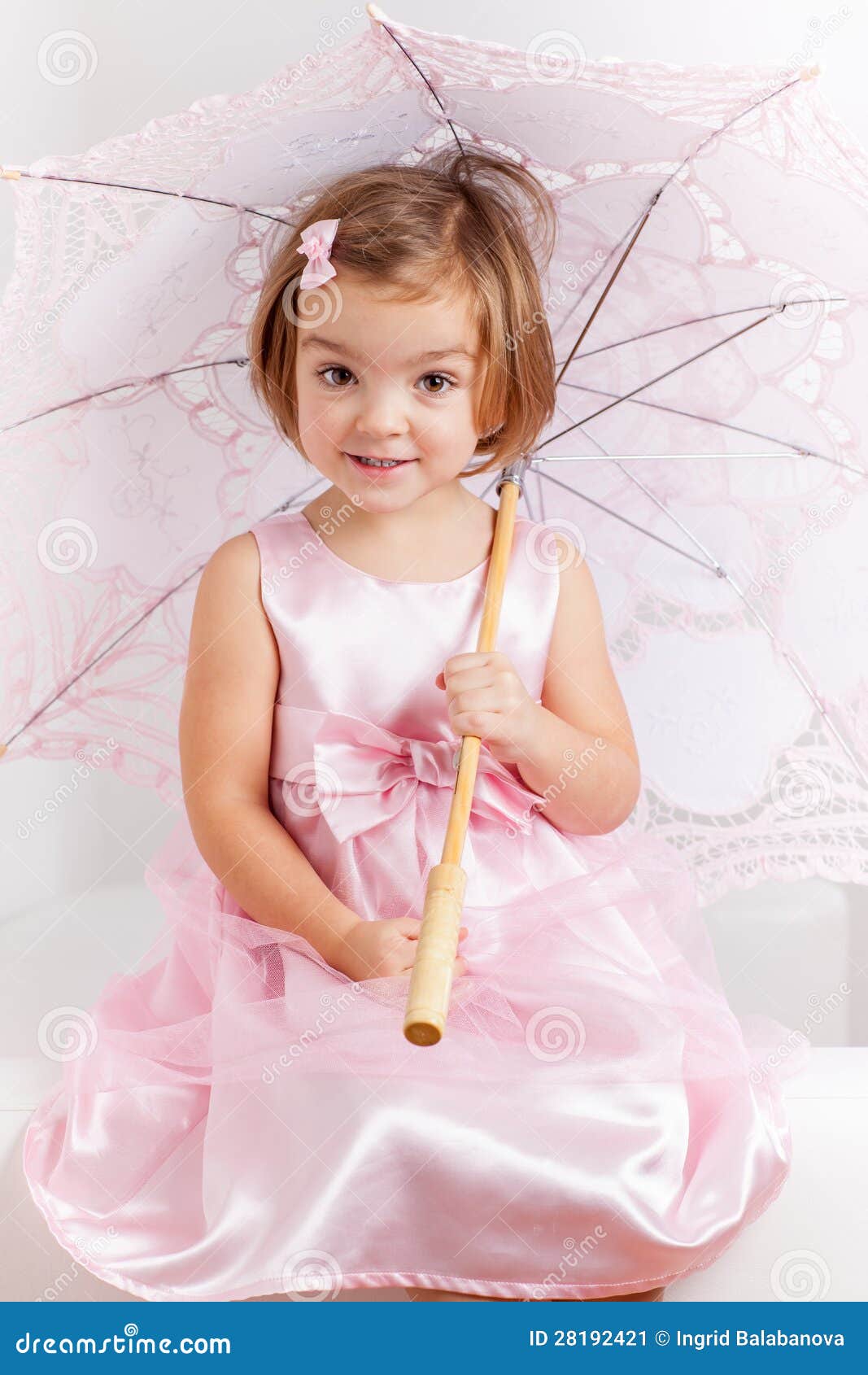 Cute Playful Little Princess Stock Image - Image of cheeky, beautiful ...