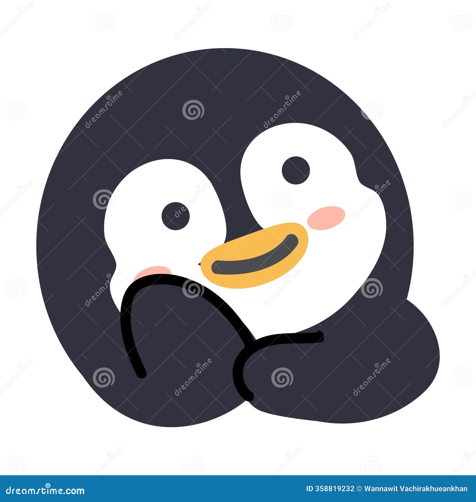 Playful Penguin Splash Royalty-Free Stock Photography | CartoonDealer ...