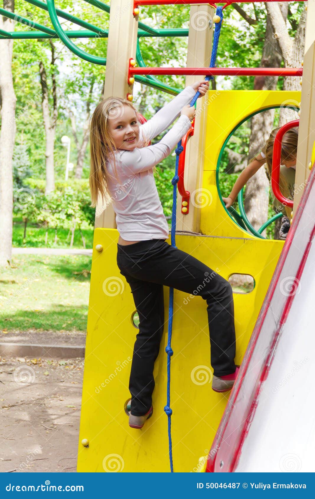 Cute playing girl stock image. Image of leisure, activity - 50046487