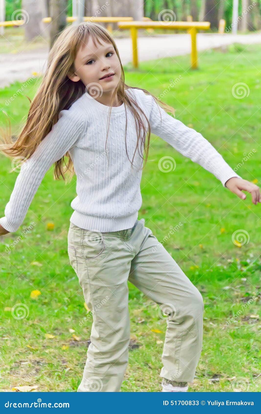 Cute playing girl stock image. Image of lifestyles, relaxation - 51700833