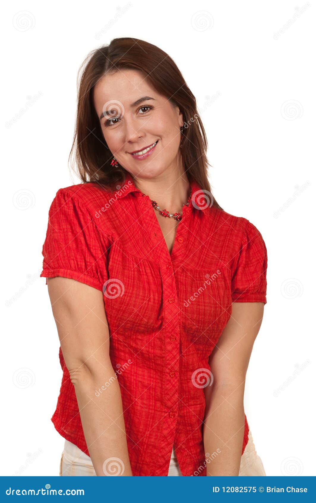 Cute Plus Size Model stock image. Image of hair, earring - 12082575