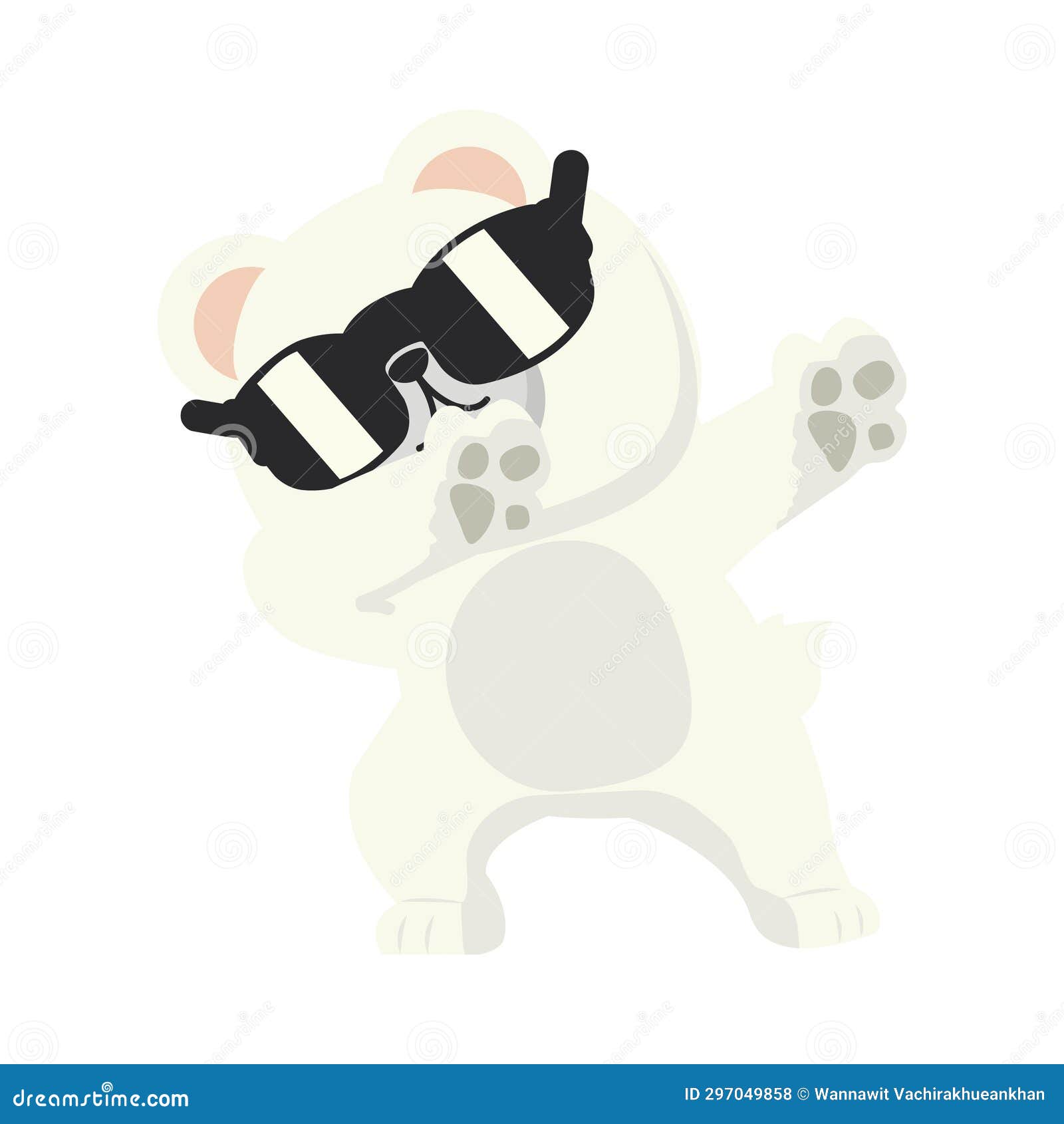 Dabbing Cartoon Kids Vector Illustration | CartoonDealer.com #123425720