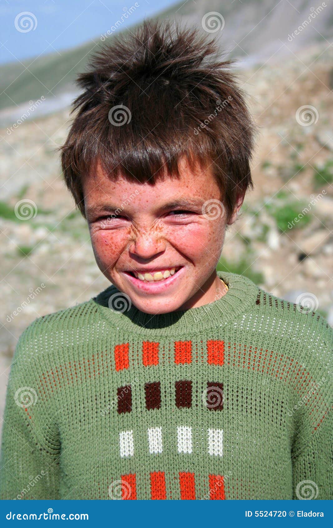Cute poor boy portrait stock photo. Image of children - 5524720