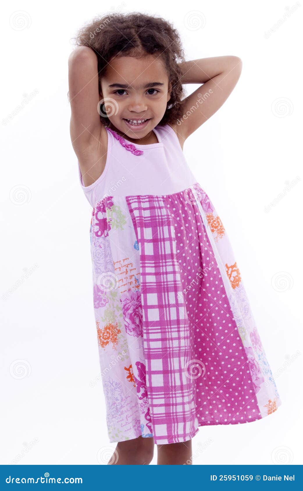 Cute poser stock image. Image of african, hair, portrait - 25951059