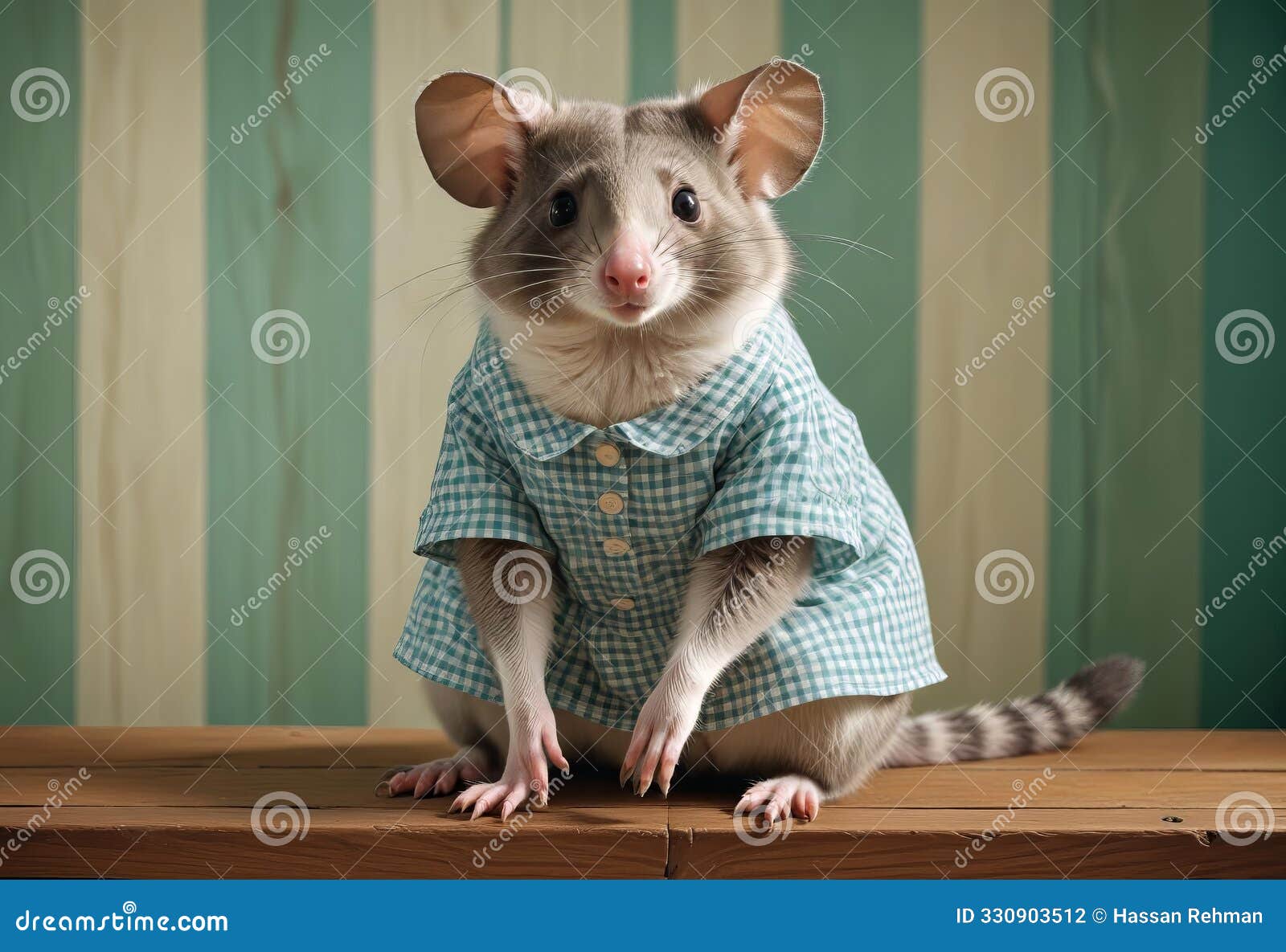 Cute Possum. Funny Animal Characters, Cartoon Opossum In Different ...