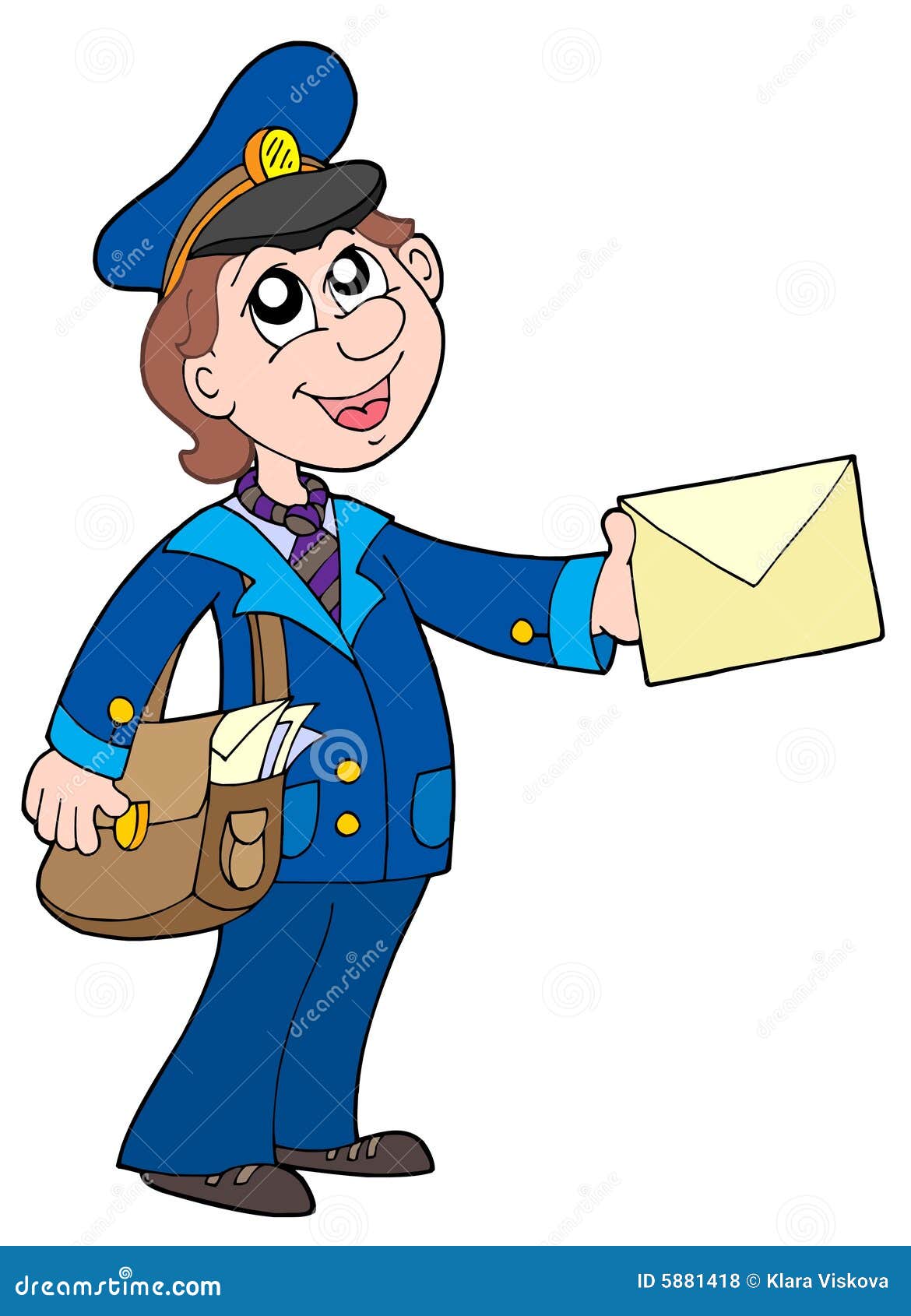Postman Cartoons, Illustrations & Vector Stock Images - 21203 Pictures ...