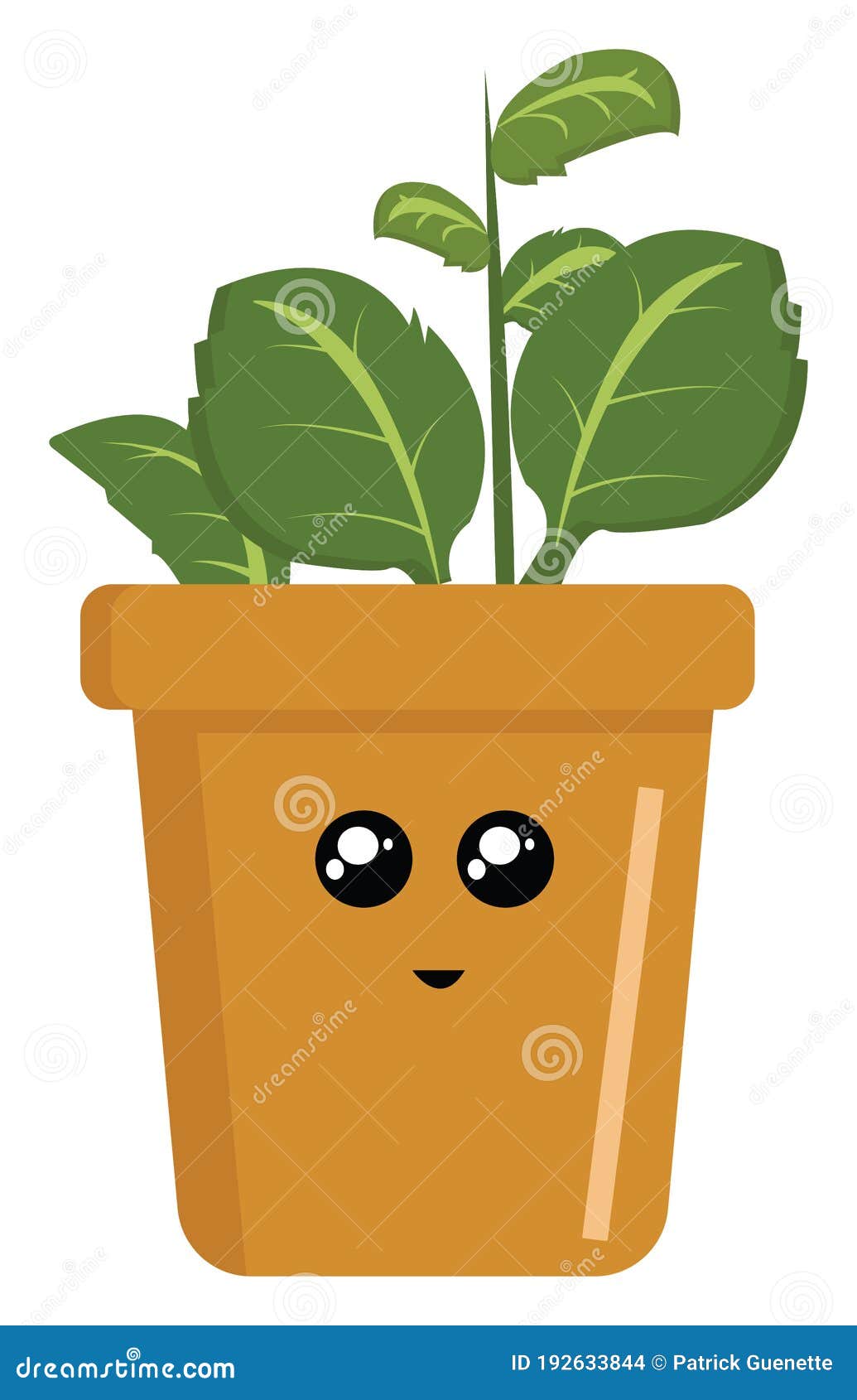 Cute Pot, Illustration, Vector Stock Vector - Illustration of garden ...