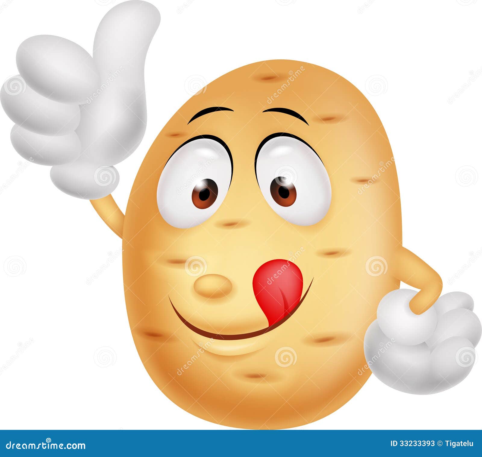 Sad Potato Cartoon Stock Illustration | CartoonDealer.com #48780814