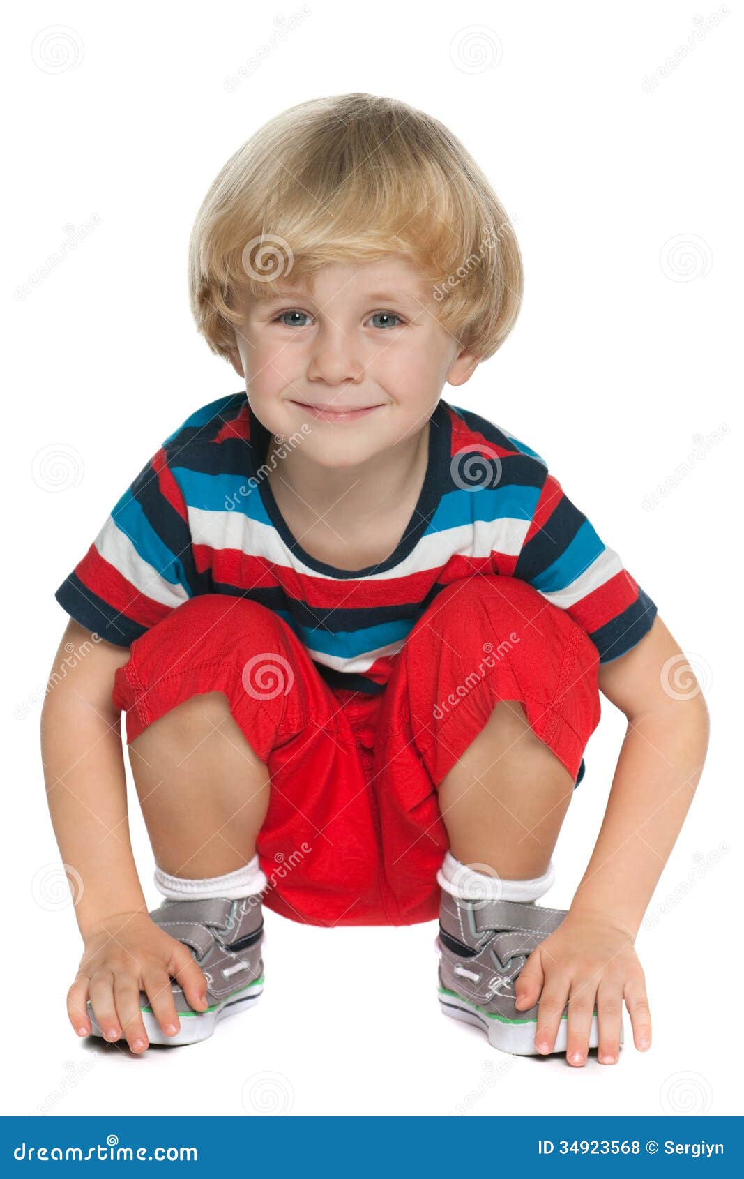 Cute preschool boy stock photo. Image of rest, positive - 34923568