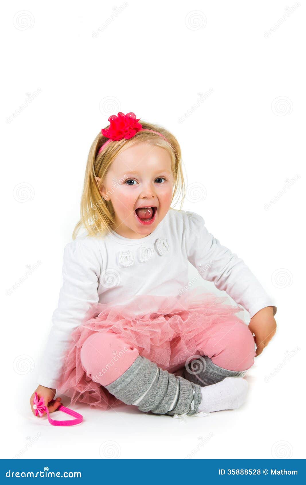 Cute preschool girl stock photo. Image of female, isolated - 35888528
