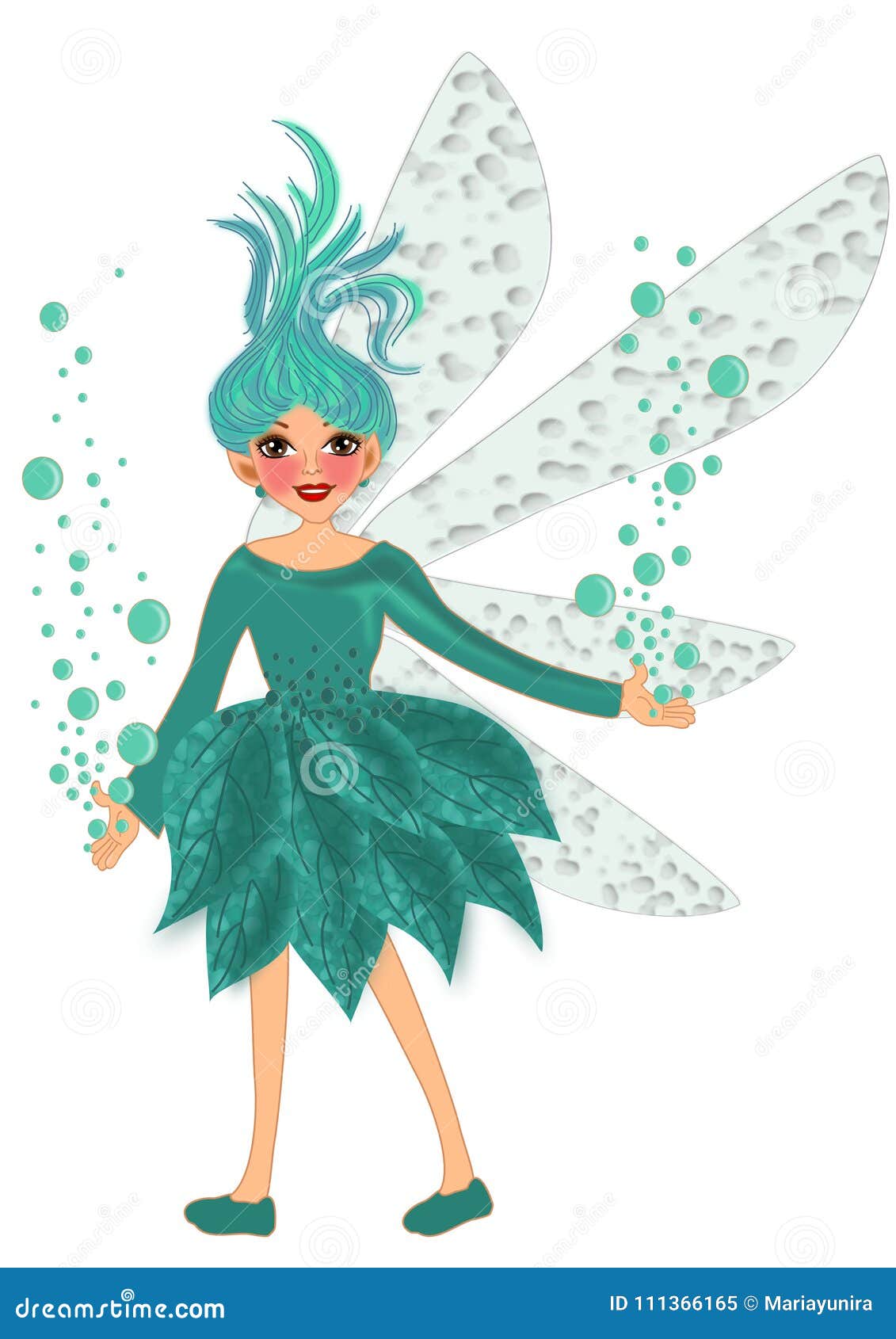 Elf stock illustration. Illustration of cute, happy - 111366165