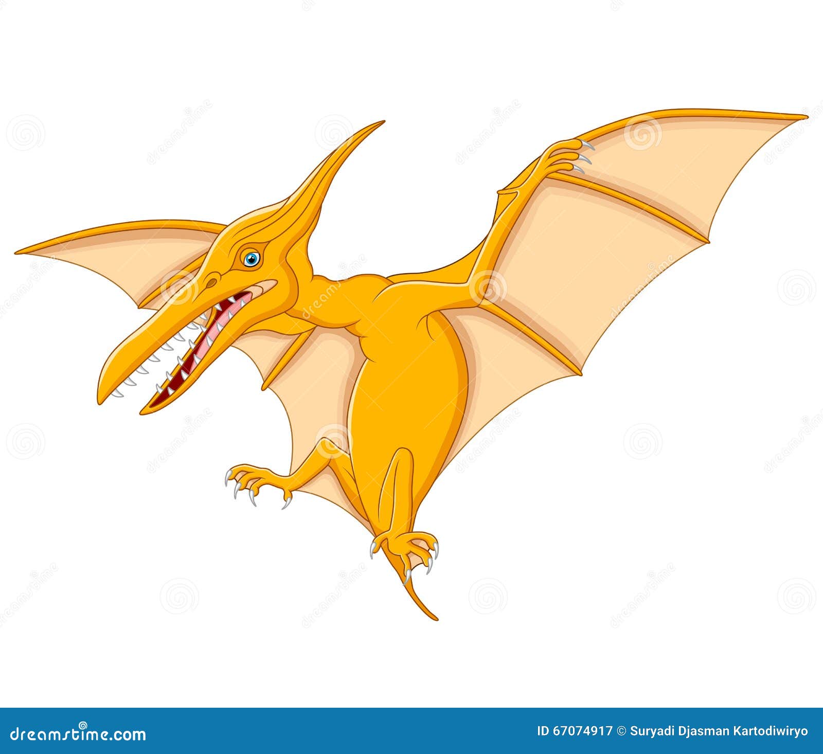 Cute Pterodactyl Cartoon