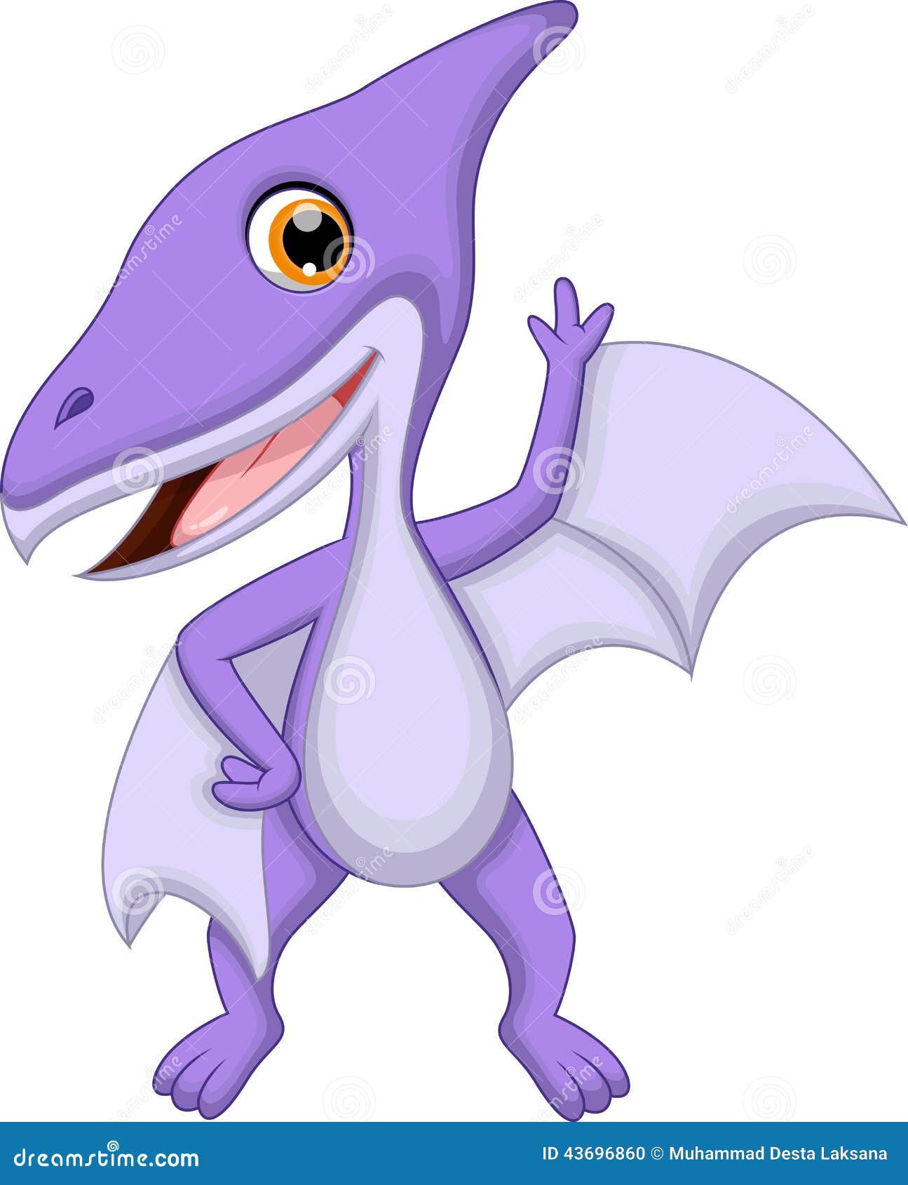 Cute Pterodactyl Cartoon Stock Photo | CartoonDealer.com #61379664