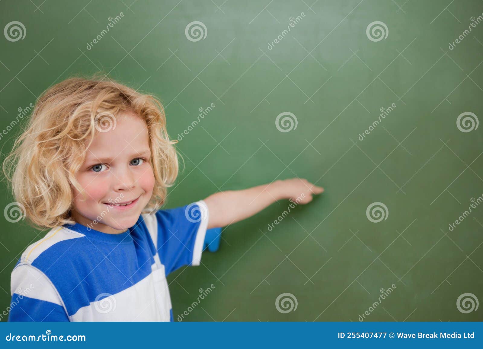 Cute pupil pointing stock image. Image of hand, caucasian - 255407477
