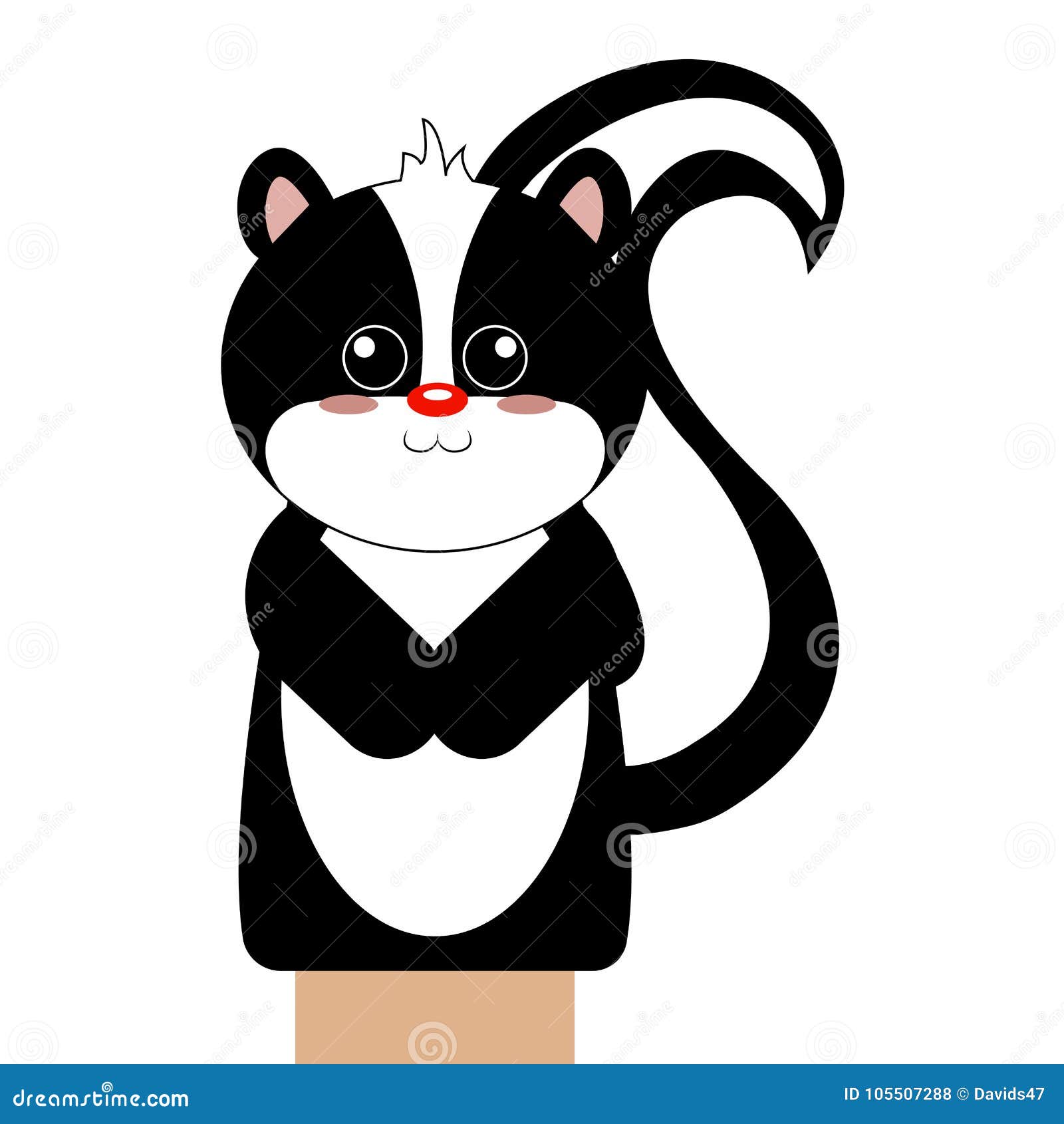 Cute puppet animal stock vector. Illustration of entertainment - 105507288