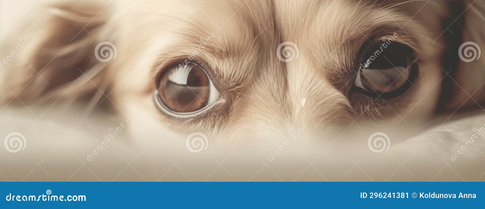Puppy with Big, Pleading Eyes Looking at the Camera Stock Illustration ...