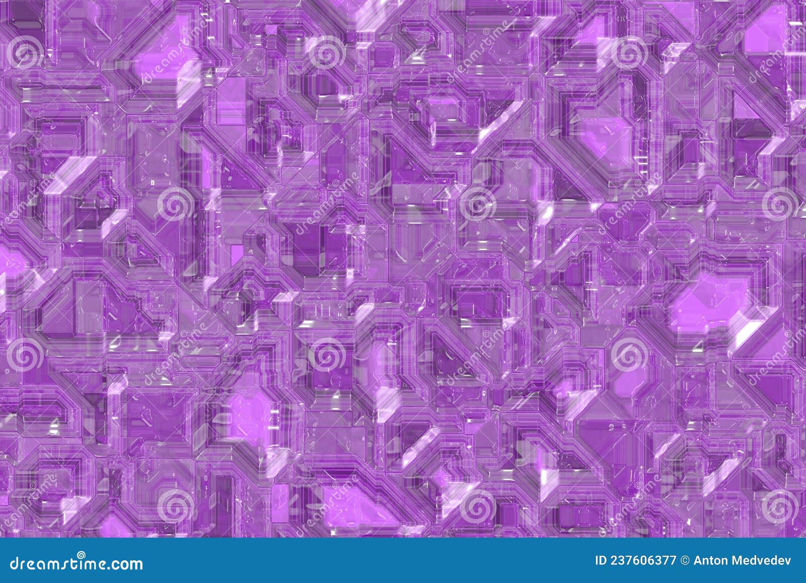 Cute Purple Computer Crystal Pattern Digital Drawn Background or ...