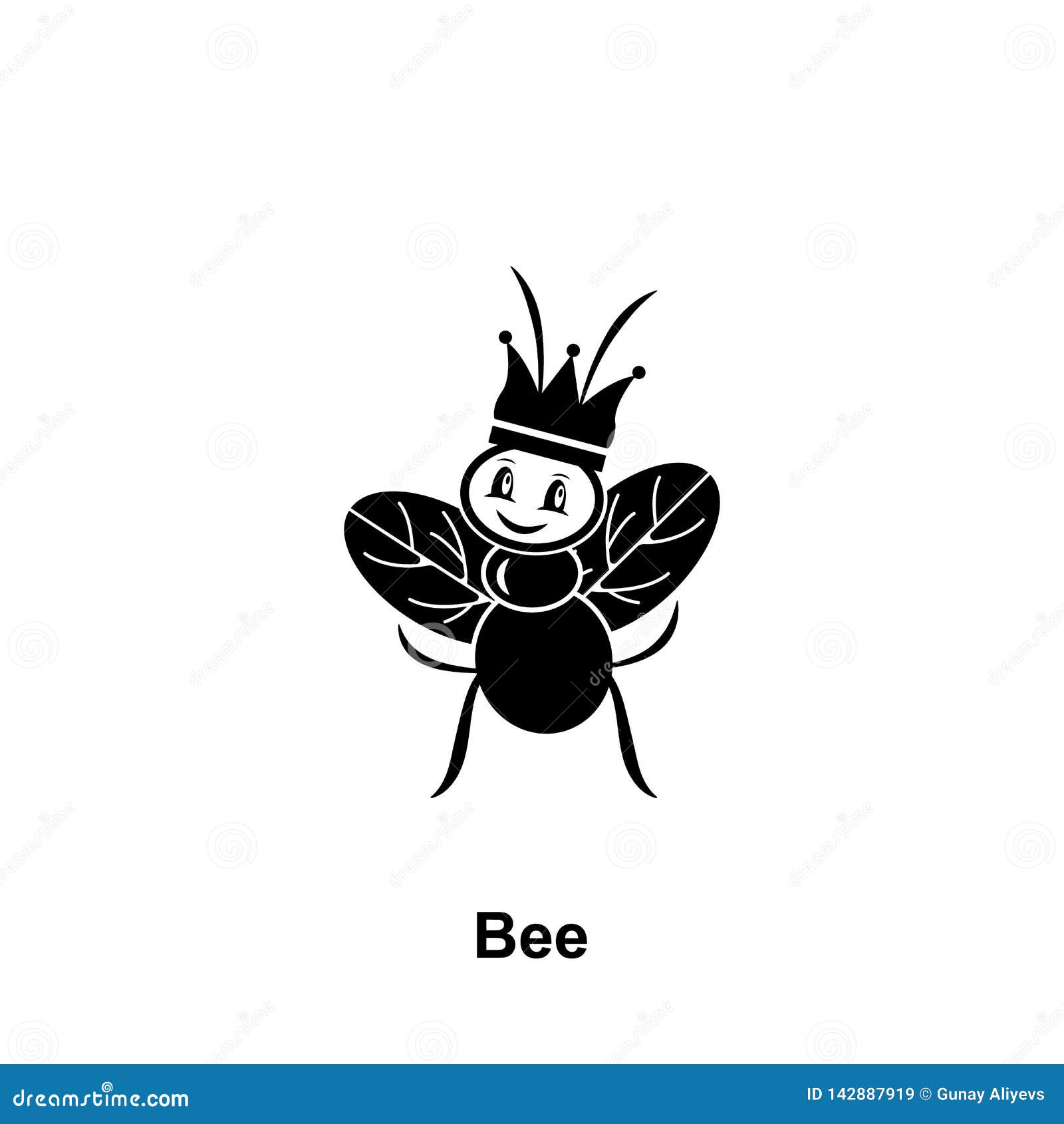 Cute Queen Bee Icon. Element of Beekeeping Icon. Premium Quality ... Cute Queen Bee Icon. Element of Beekeeping Icon. Premium Quality ...