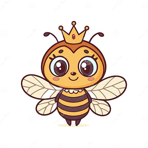 Cute Queen Bee Mascot, Queen Bee Cartoon Vector, Adorable Bee Mascot ... Cute Queen Bee Mascot, Queen Bee Cartoon Vector, Adorable Bee Mascot ...