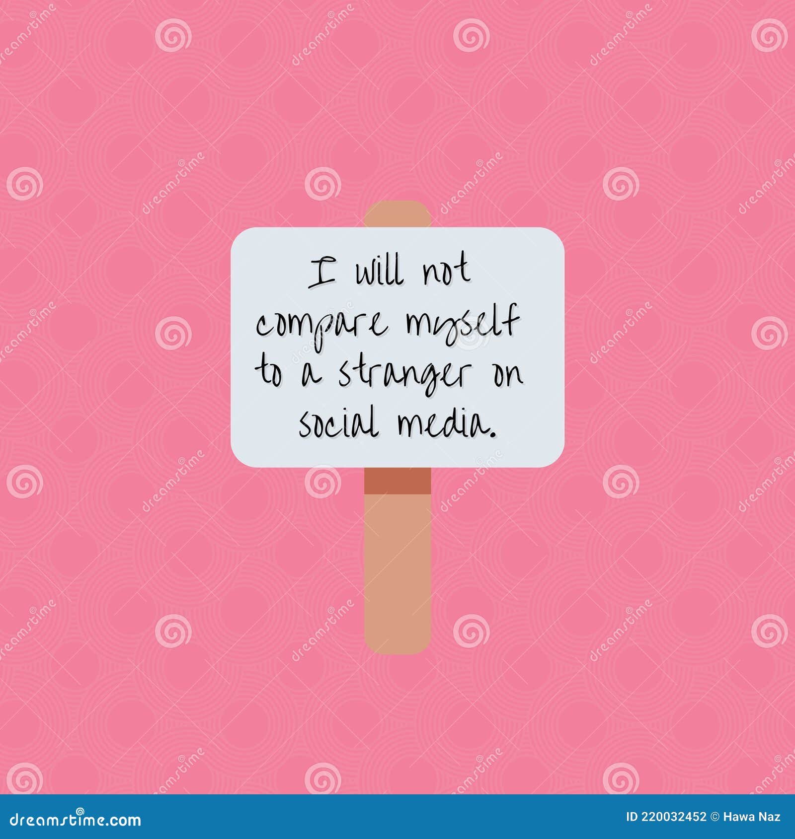 Cute Quote Illustration stock illustration. Illustration of line ...