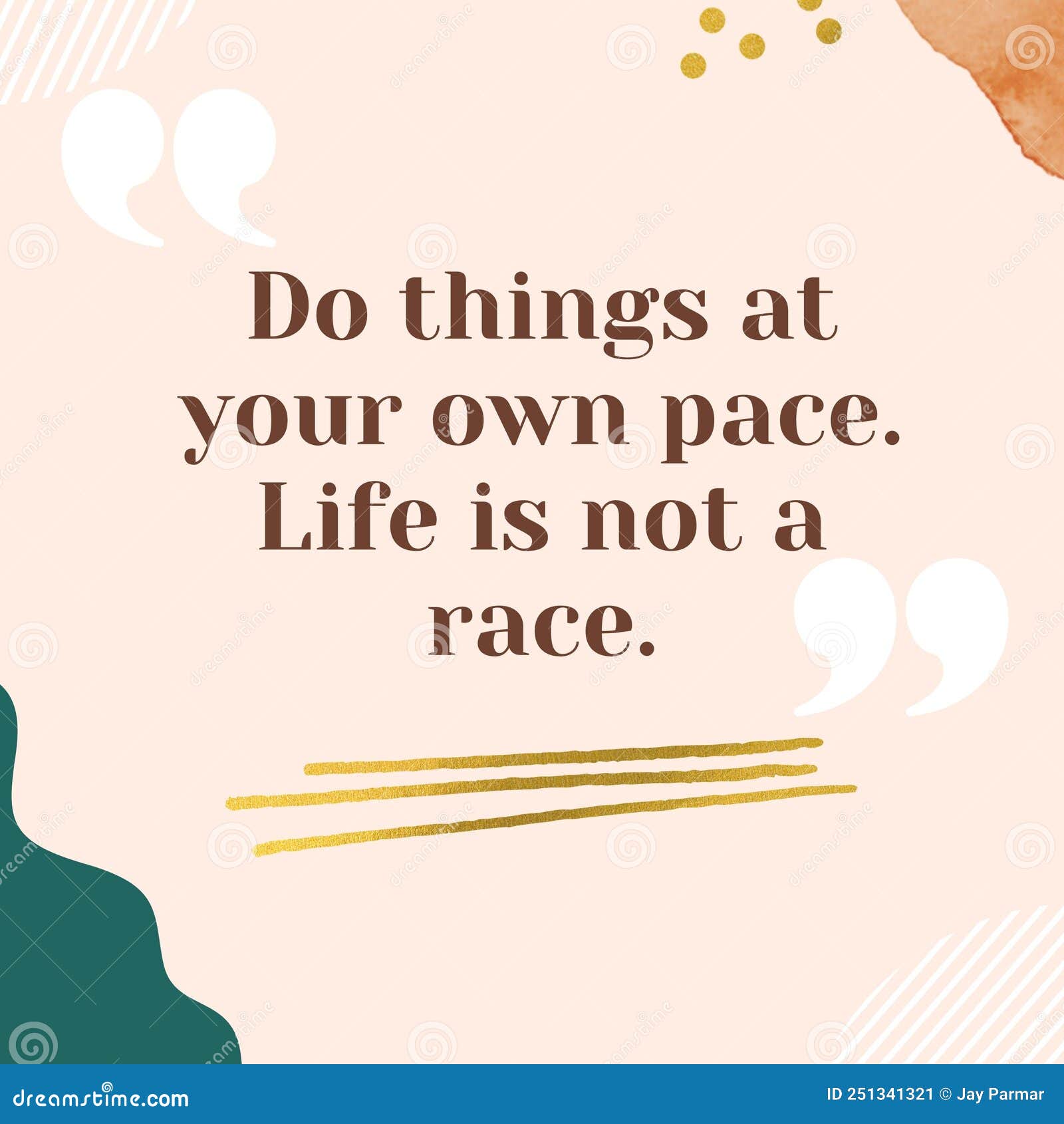 Cute Quote Instagram Post stock illustration. Illustration of ...