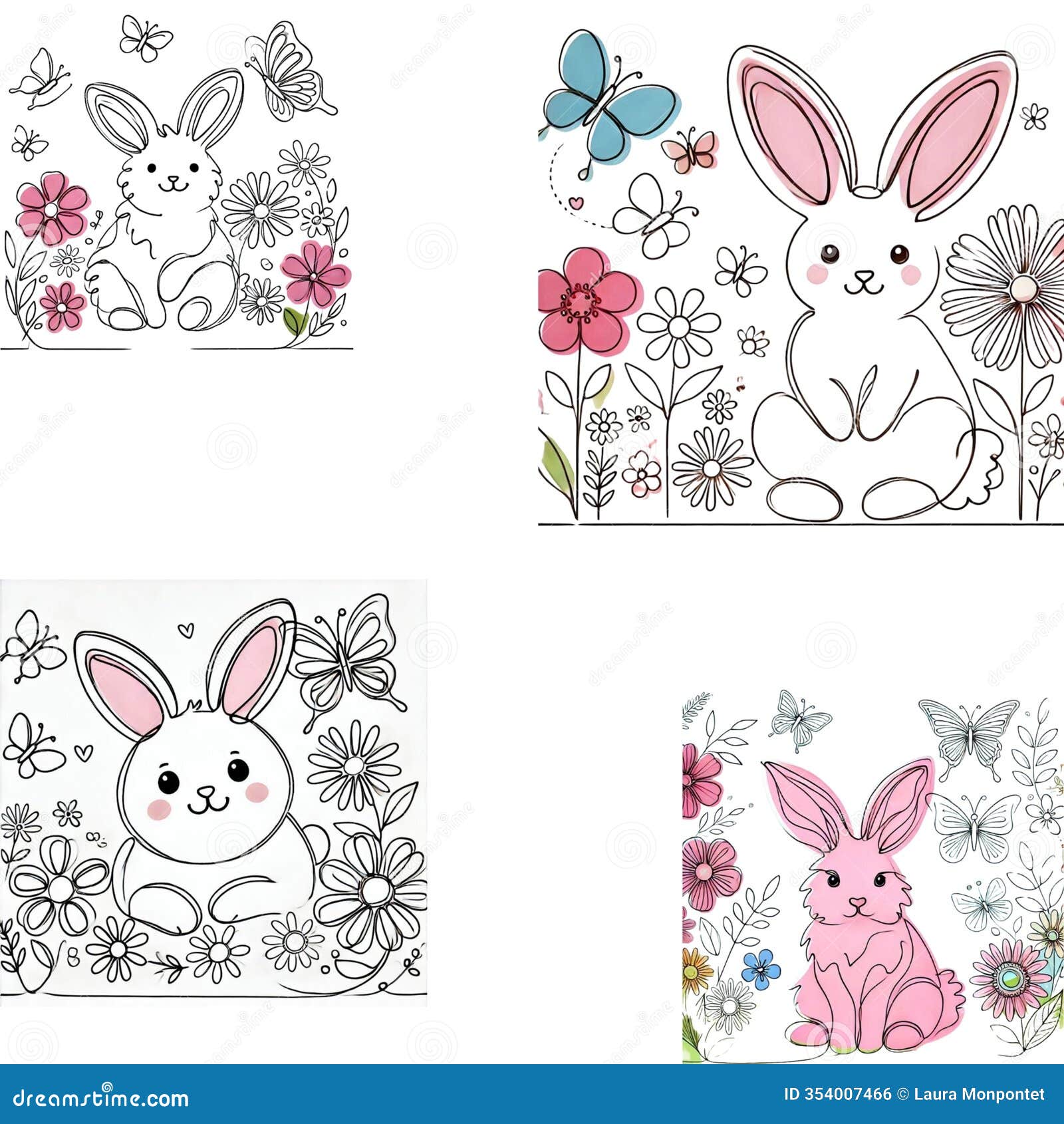 Rabbit stock illustration. Illustration of mammal, organ - 354007466