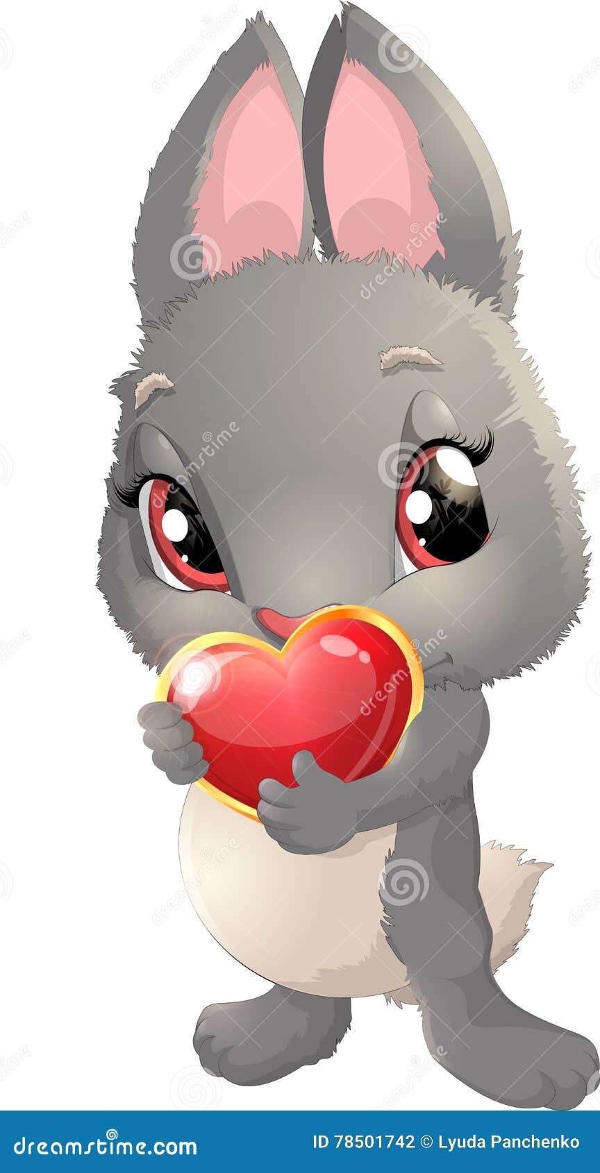 Cute rabbit cartoon stock vector. Illustration of greeting - 78501742