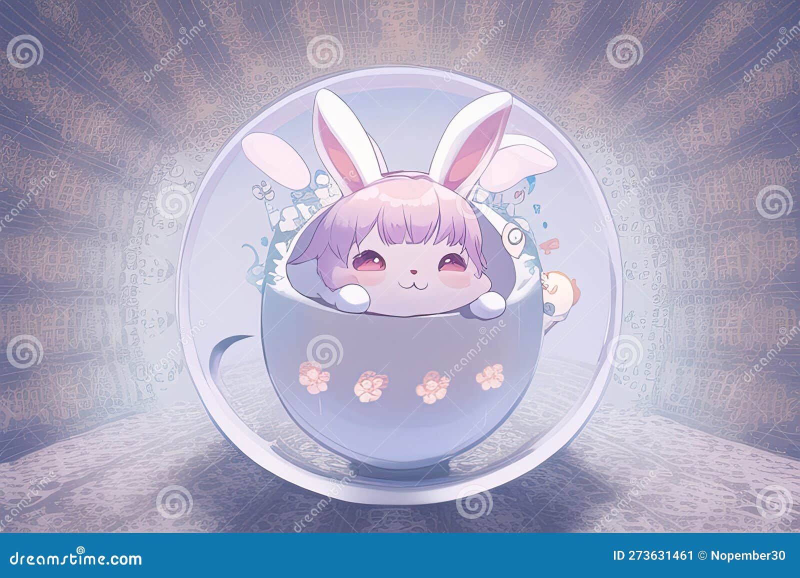 Cute rabbit character stock illustration. Illustration of cuteeaster ...