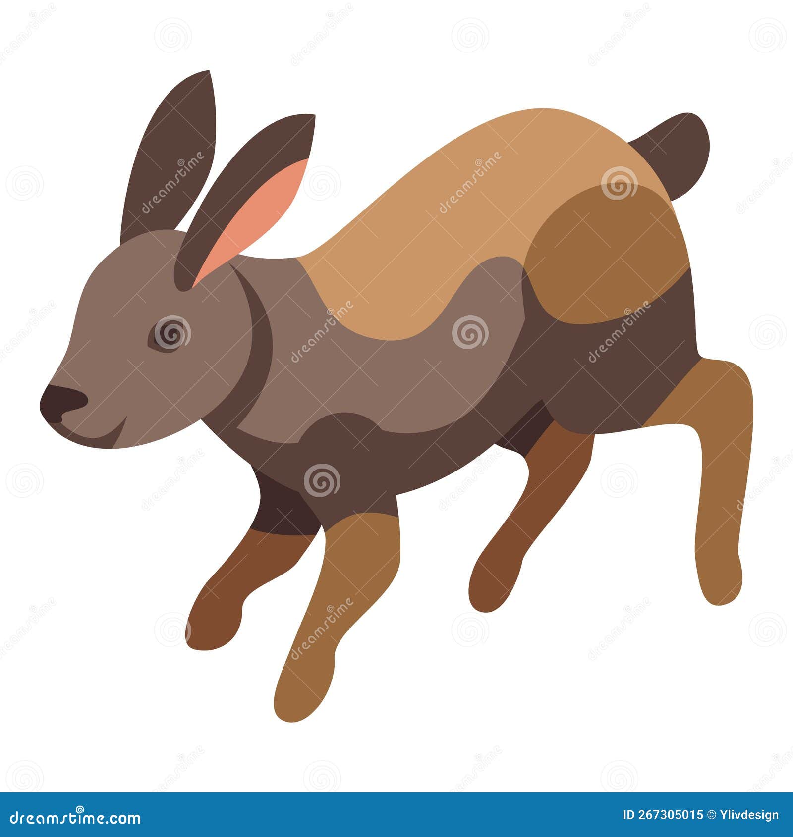 Cute Rabbit Icon Isometric Vector. Dutch Pet Stock Vector ...