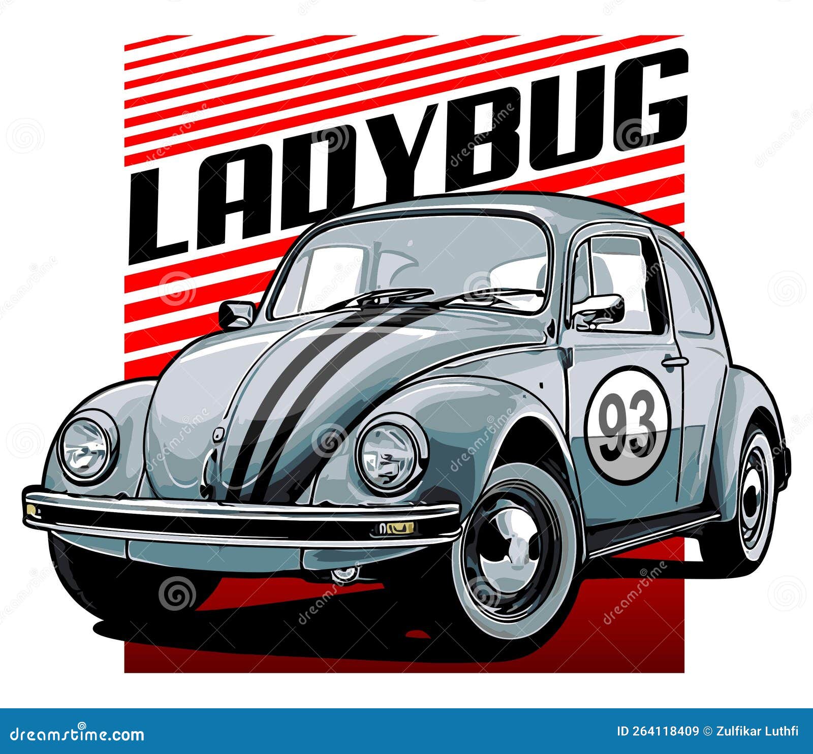 Cute racing car stock vector. Illustration of cute, sport - 264118409