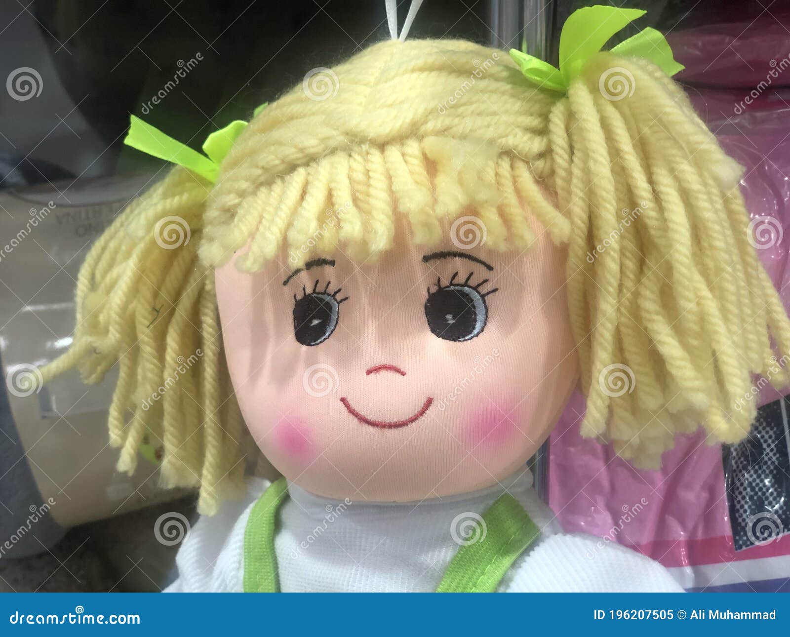 Cute Rag Dolls in Attractive Colors Stock Image - Image of decoration ...