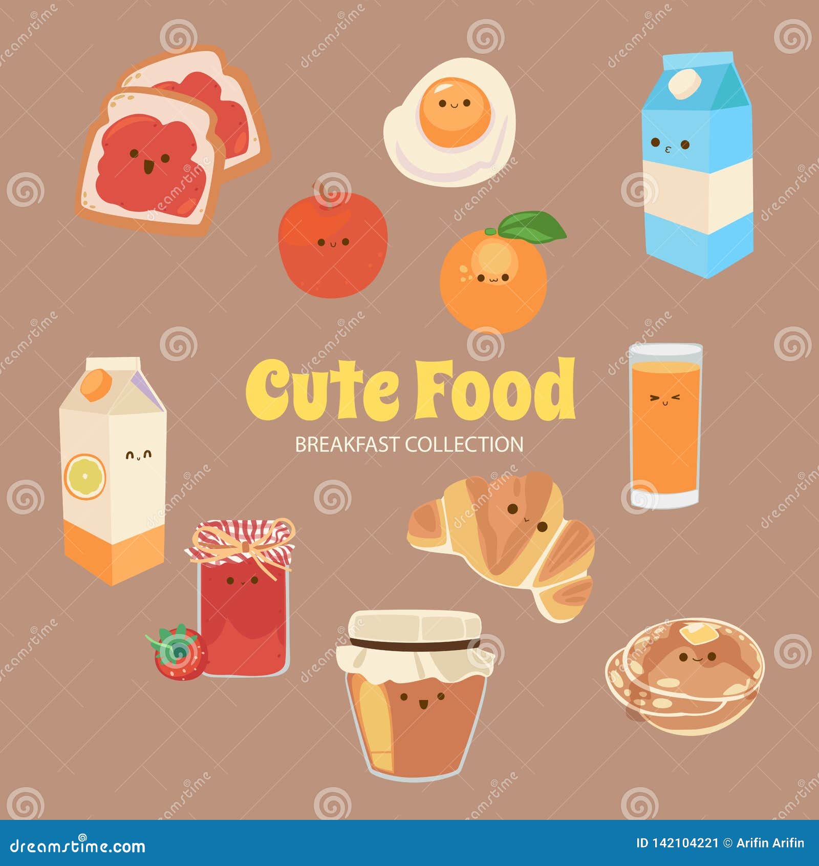 Cute Rainbow Objects Collection Stock Vector - Illustration of ...