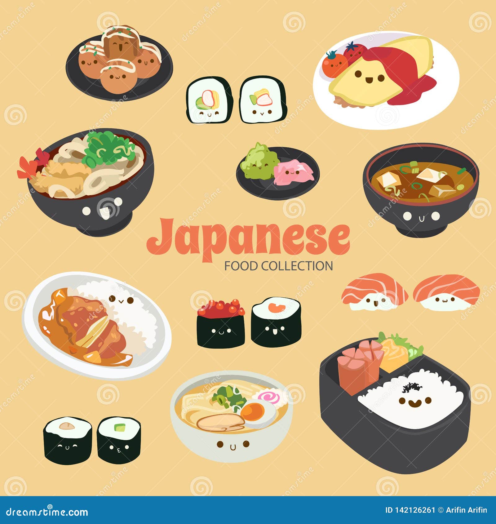 Cute Rainbow Objects Collection Stock Vector - Illustration of kawai ...