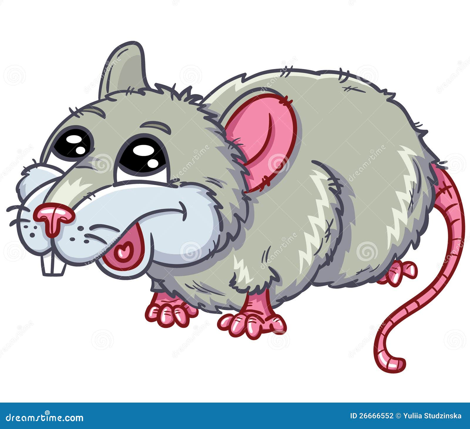 Cute rat stock vector. Illustration of rodent, teeth - 26666552
