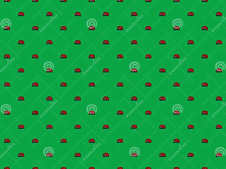 Cute Red 8 Bit Lady Bird or Bug Pattern Background - High Res 4k ...