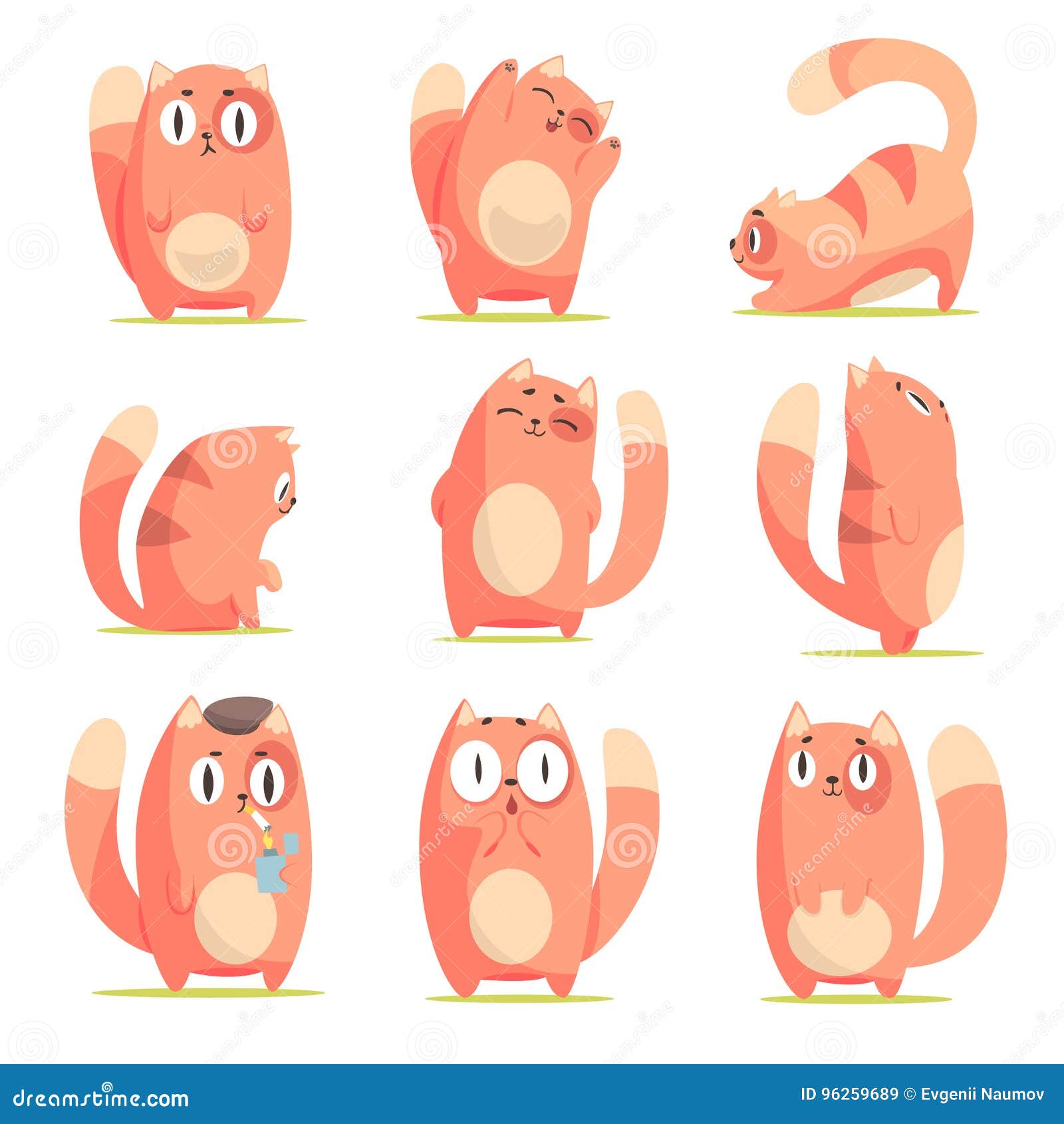 Cartoon Cat Emotions Vector Stock Illustrations – 2,138 Cartoon Cat ...