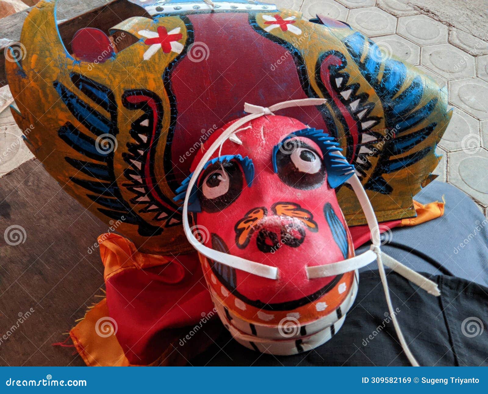 Cute red dragon head mask stock image. Image of cute - 309582169