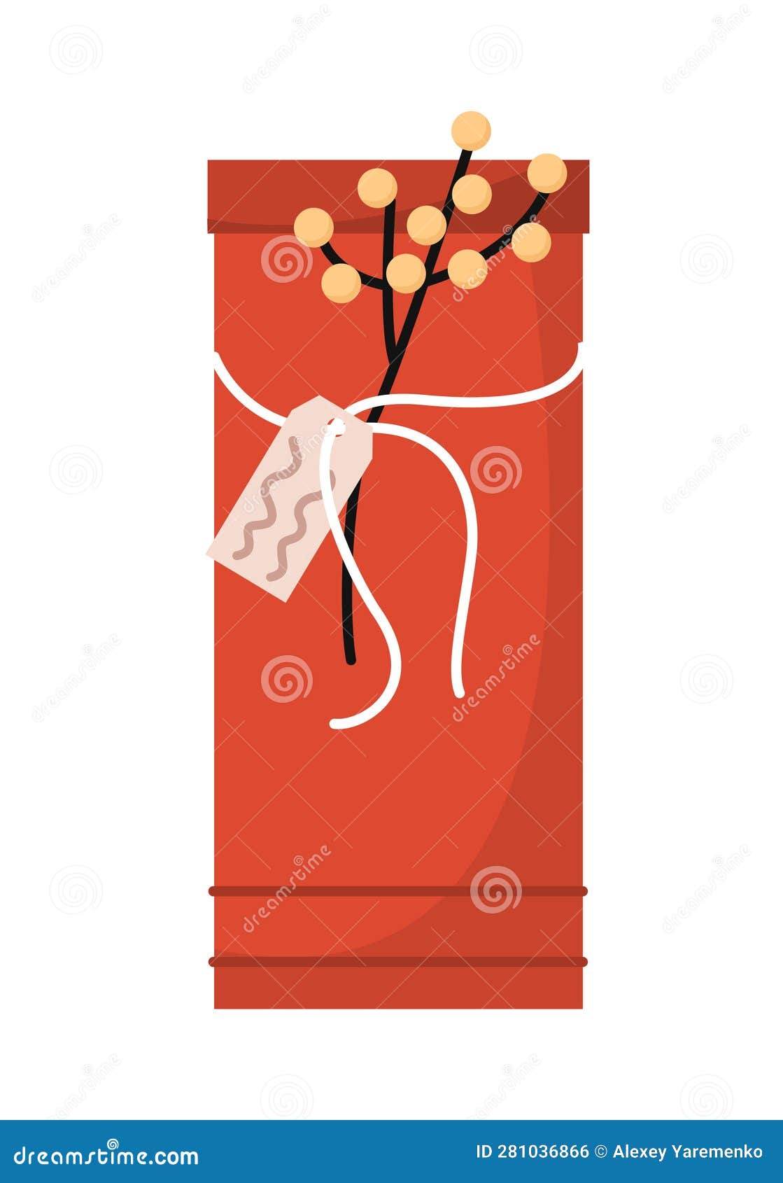 Cute Red Envelope Vector Concept Stock Illustration - Illustration of ...