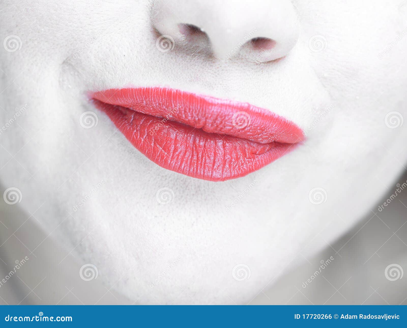 Cute red lips stock photo. Image of attractive, mouth - 17720266