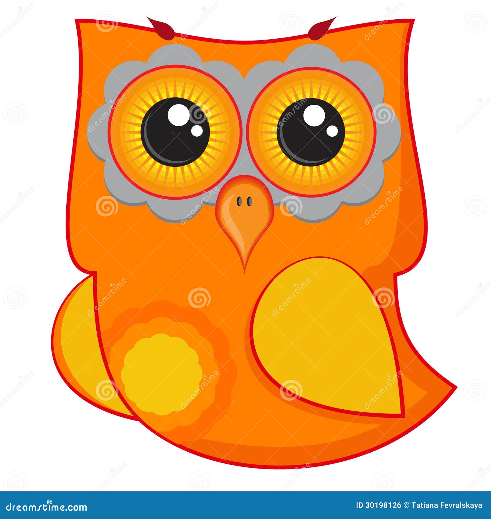 Red Owl Clip Art