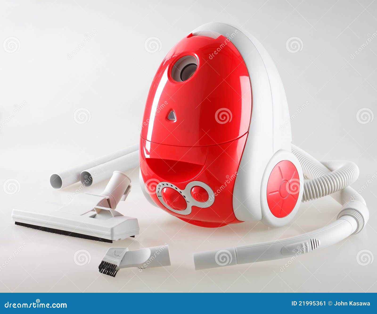 Cute red vacuum cleaner stock image. Image of equipment - 21995361