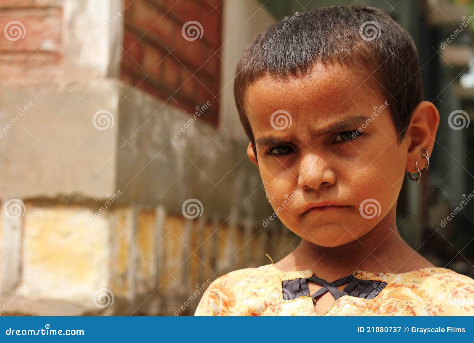 Cute Refugee Girl editorial photography. Image of cute - 21080737